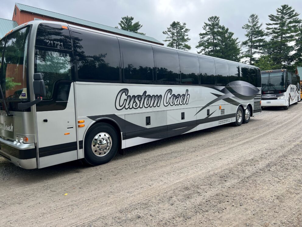Custom Coach Buses. Photo Provided by Custom Coach of New England ...