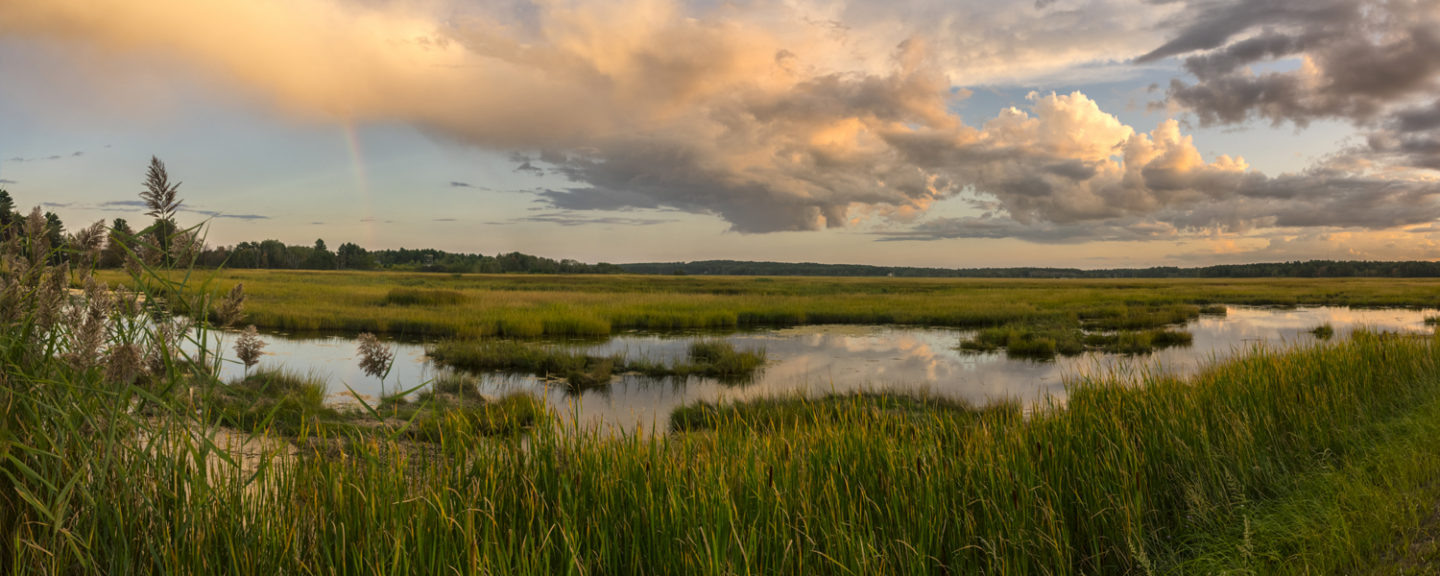 Scarborough Marsh Panorama, Photo Credit: CFW Photography | Visit Portland