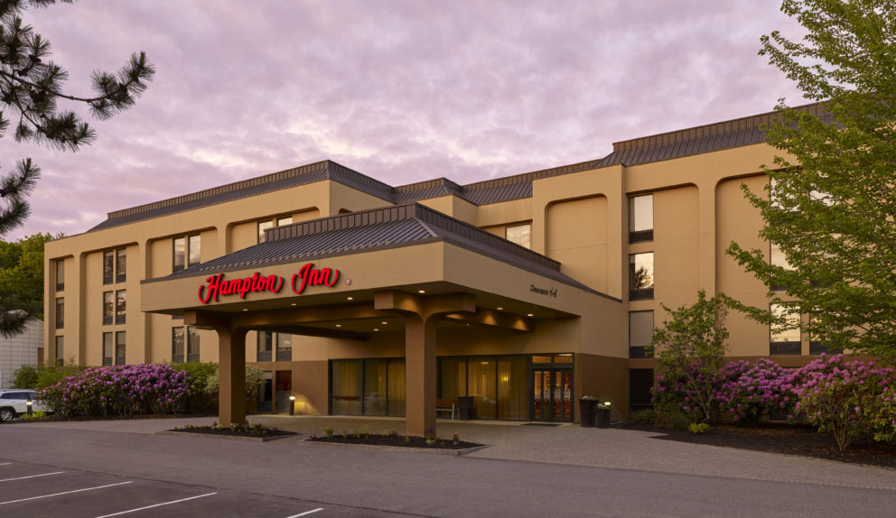 Exterior, Photo Courtesy of Hampton Inn – Portland Airport | Visit Portland