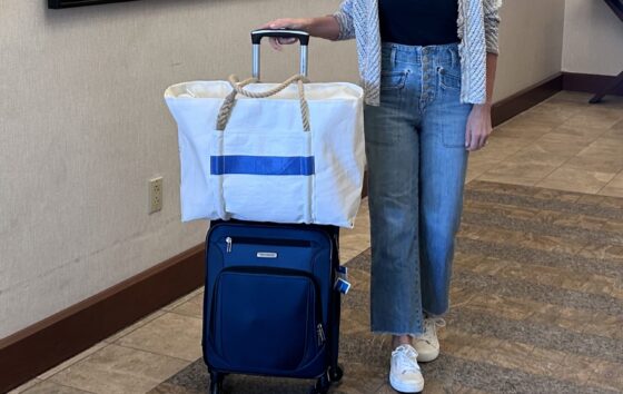 Sea Bags Trolley Tote. Photo Provided by Sea Bags | Visit Portland