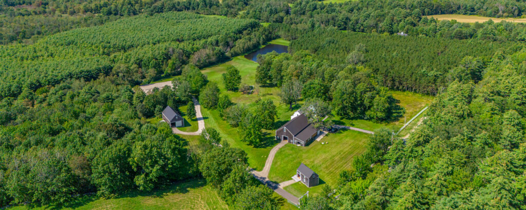 Aerial of Cunningham Farms, Photo Credit: PGM Photography | Visit Portland